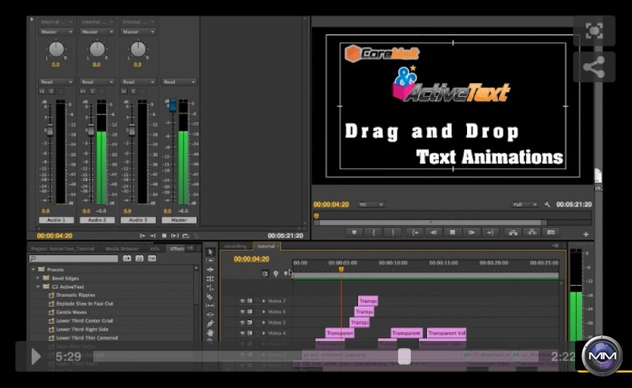 CoreMelt offer ten free titling plugins for Premiere Pro editors
