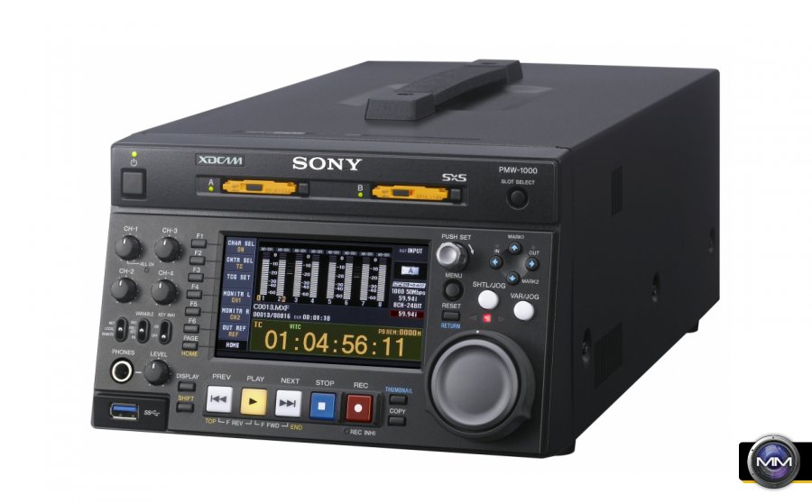 Sony Announces PMW-1000 SxS Memory Recording Deck for XDCAM HD422